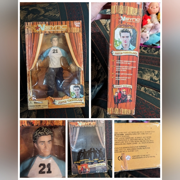 Living Toys | Toys | Justin Timberlake Collectable Doll In Box | Poshmark